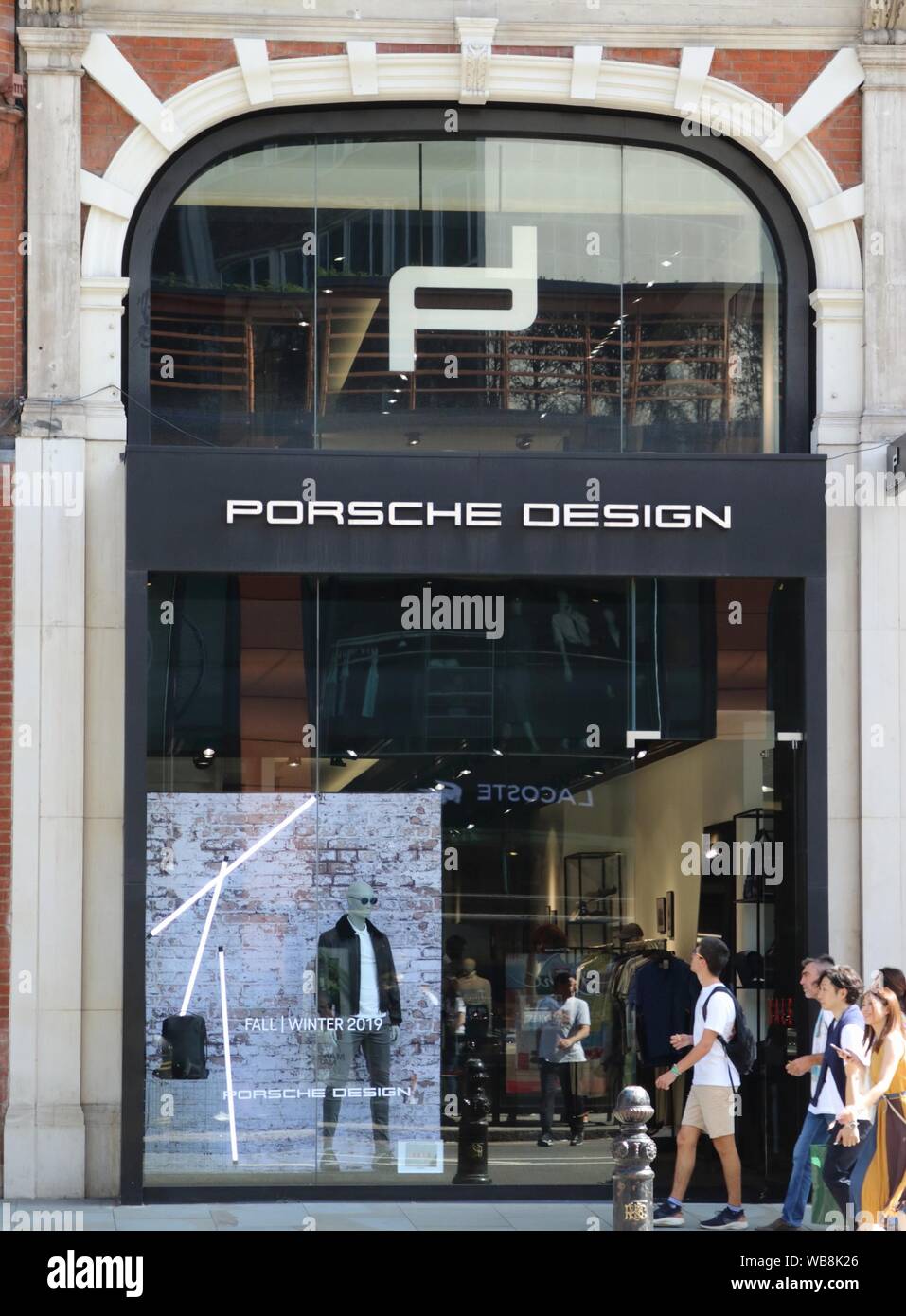 Porsche Design store along Brompton Road amongst the Luxury brands in ...