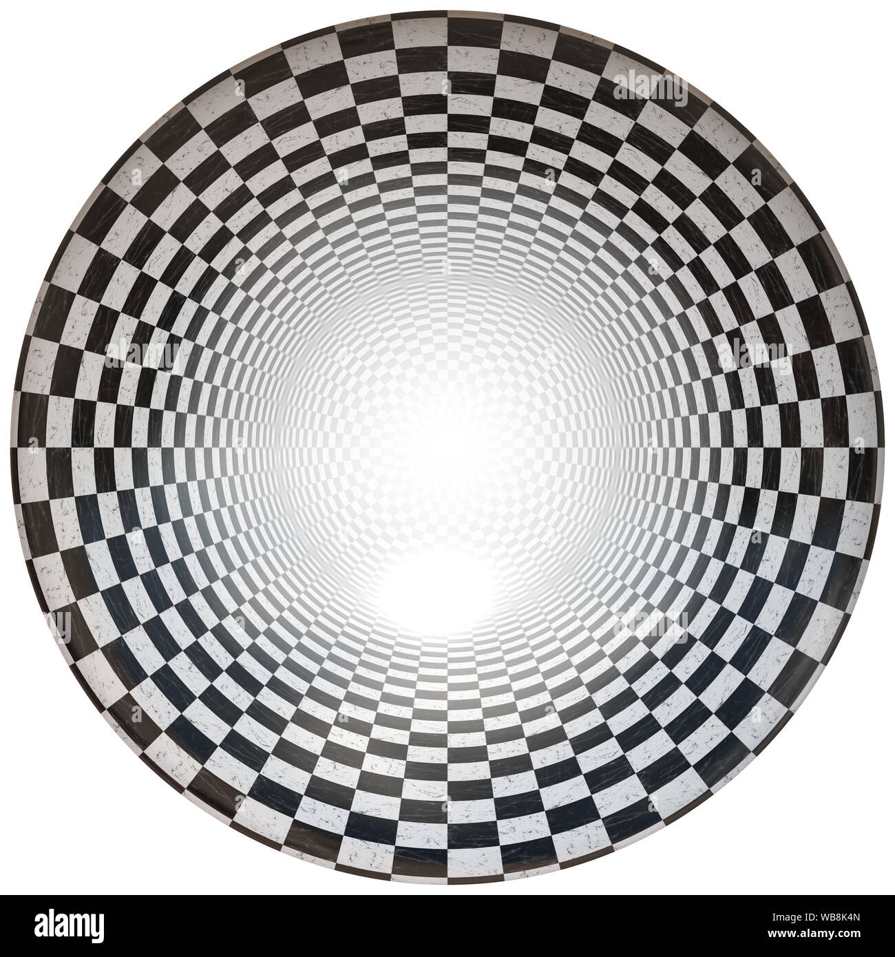 A black and white checkered sphere abstract backaground Stock Photo - Alamy