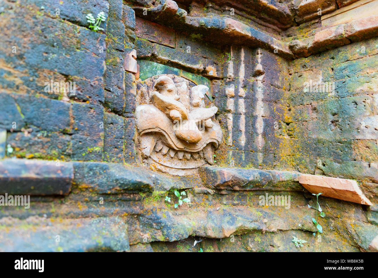 Statue at My Son Sanctuary and Hindu Temple near Hoi An in Vietnam in ...