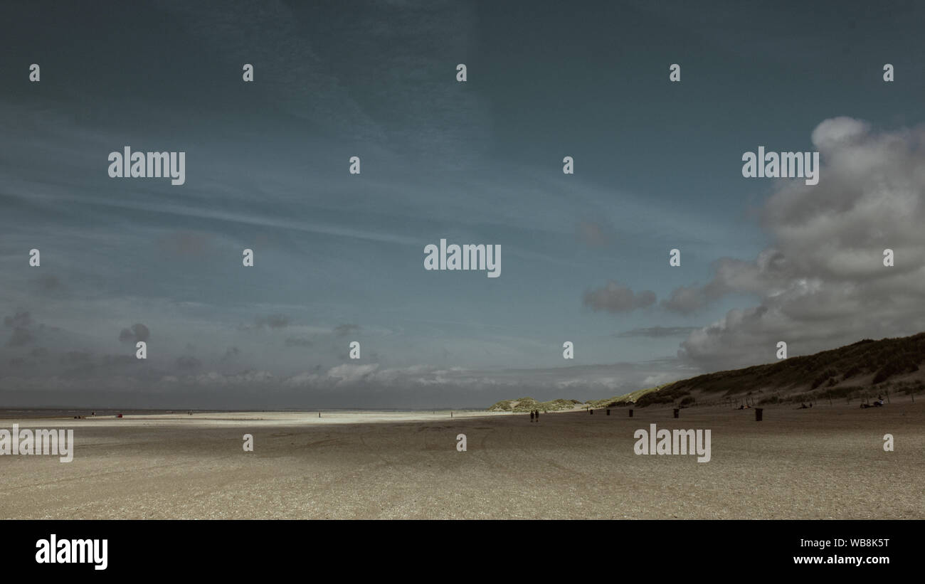 beach in light and shadow Stock Photo - Alamy