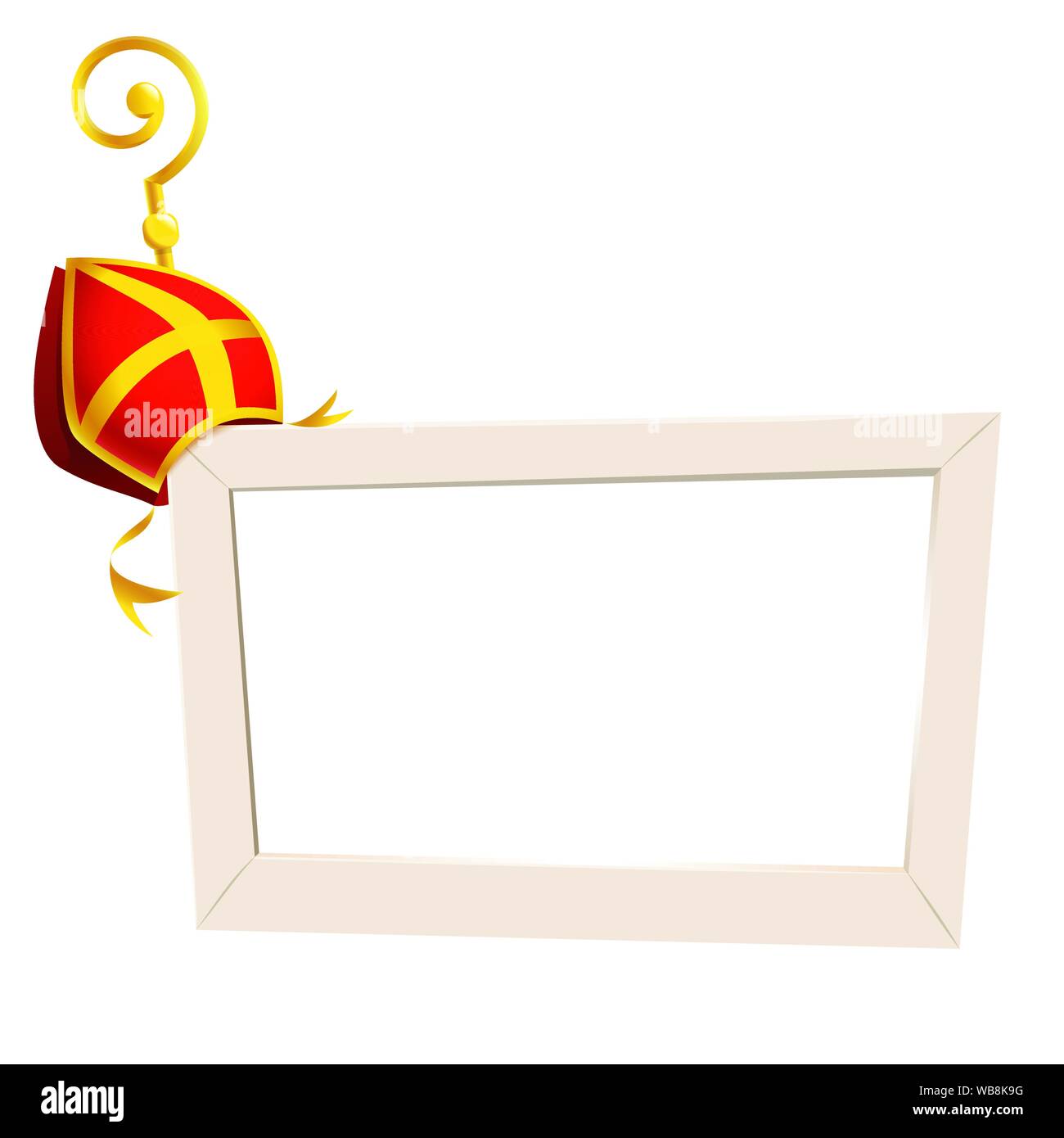 Social media photo frame with Saint Nicholas or Sinterklaas theme ...