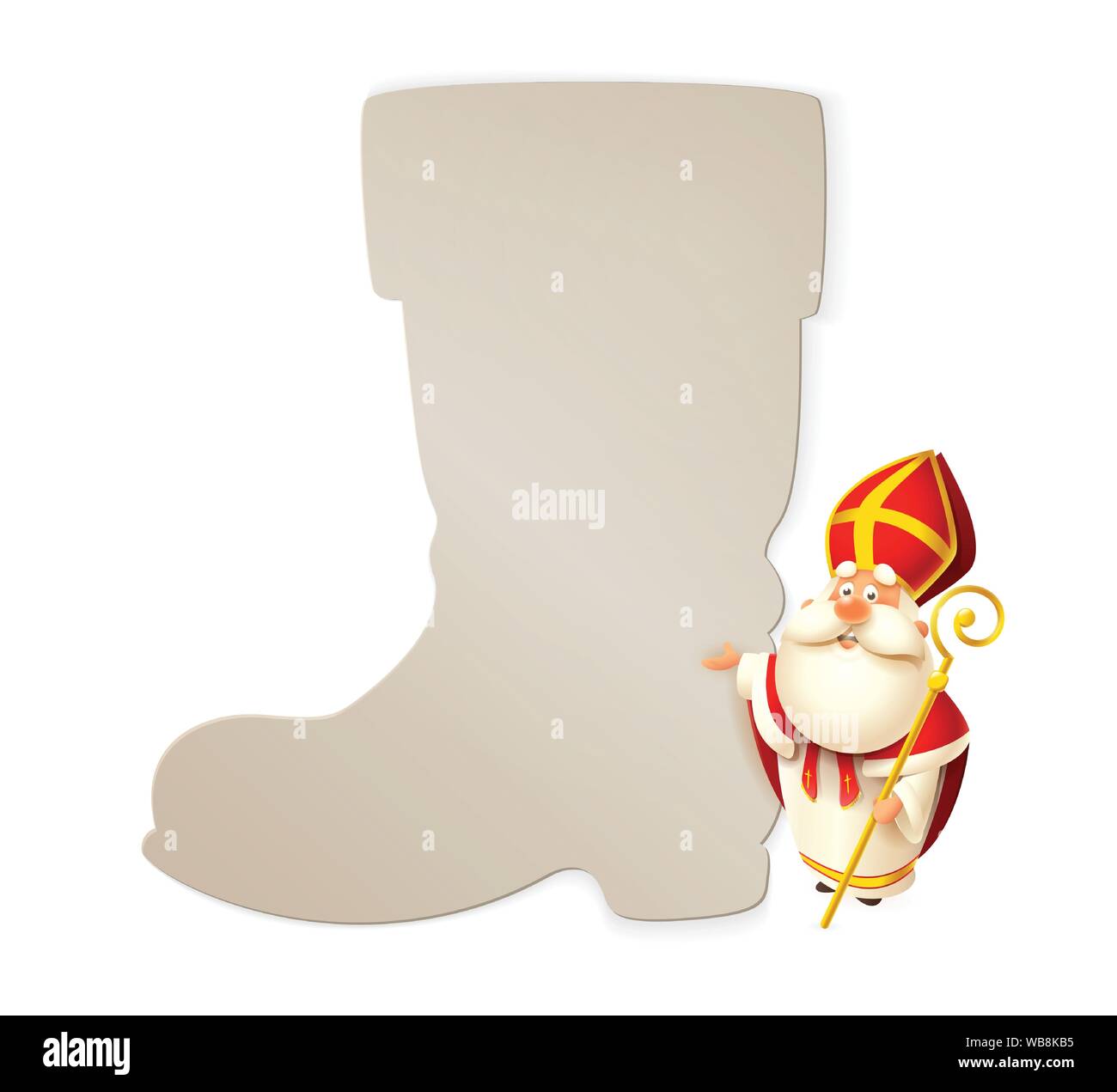 Christmas Cowboy Boot Template