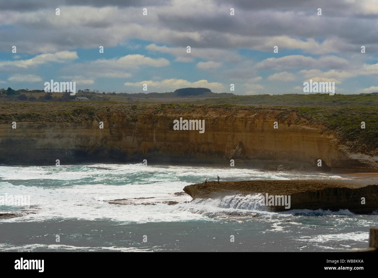 The Razorback rock in Port Campbell National Park, Victoria, Australia ...