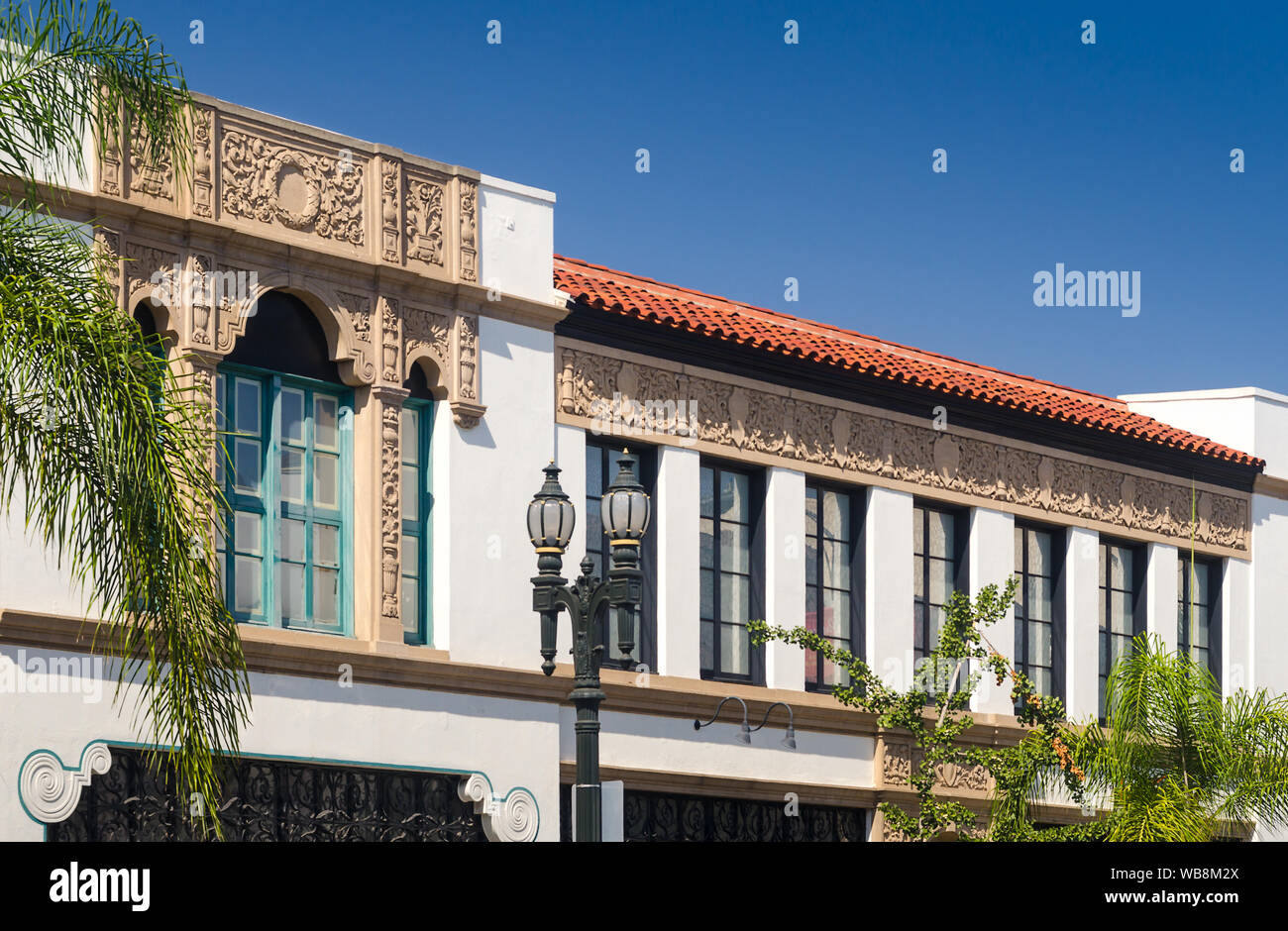 Colonial Architecture in Pasadena, California Stock Photo - Alamy
