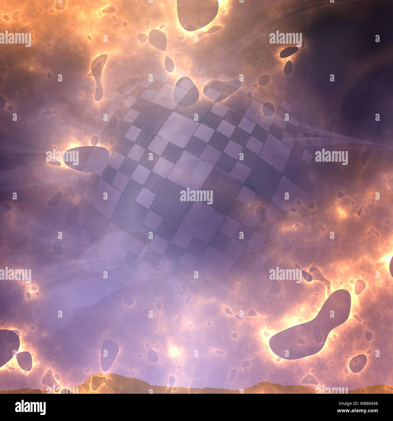 Abstract glowing background with fire plasmatic texture Stock Photo - Alamy