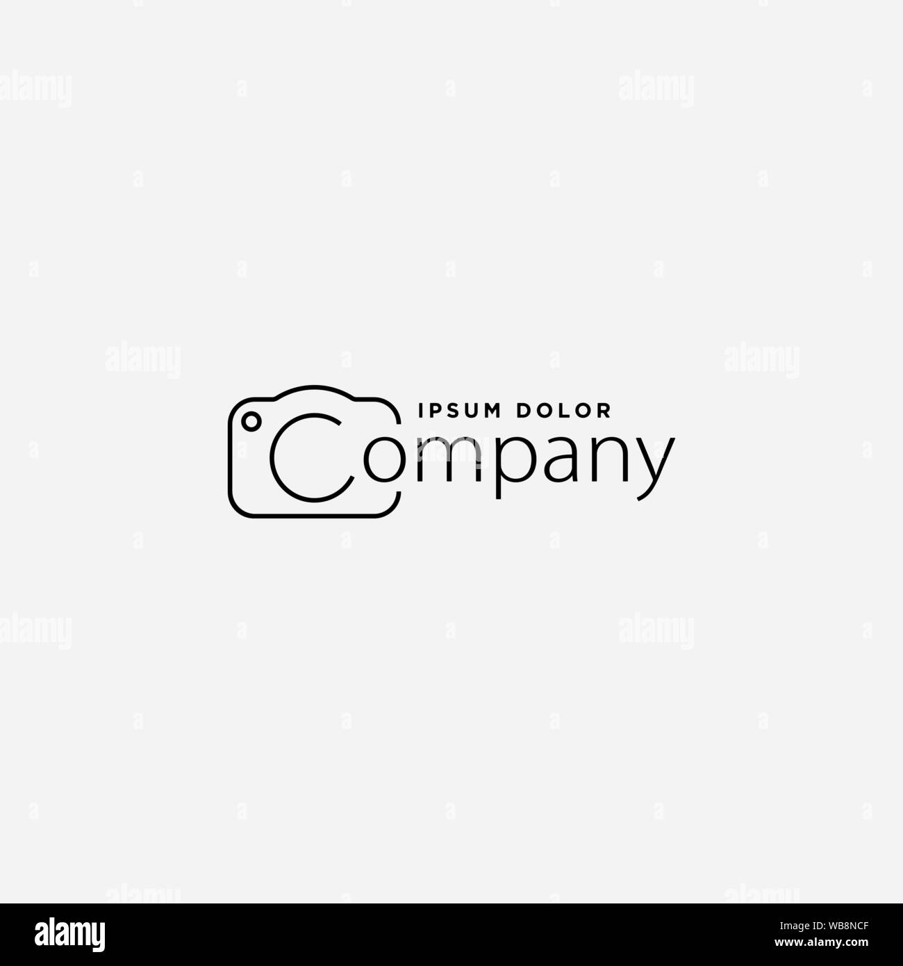 Camera Shutter logo Design Vector Illustration Icon Stock Vector Image ...