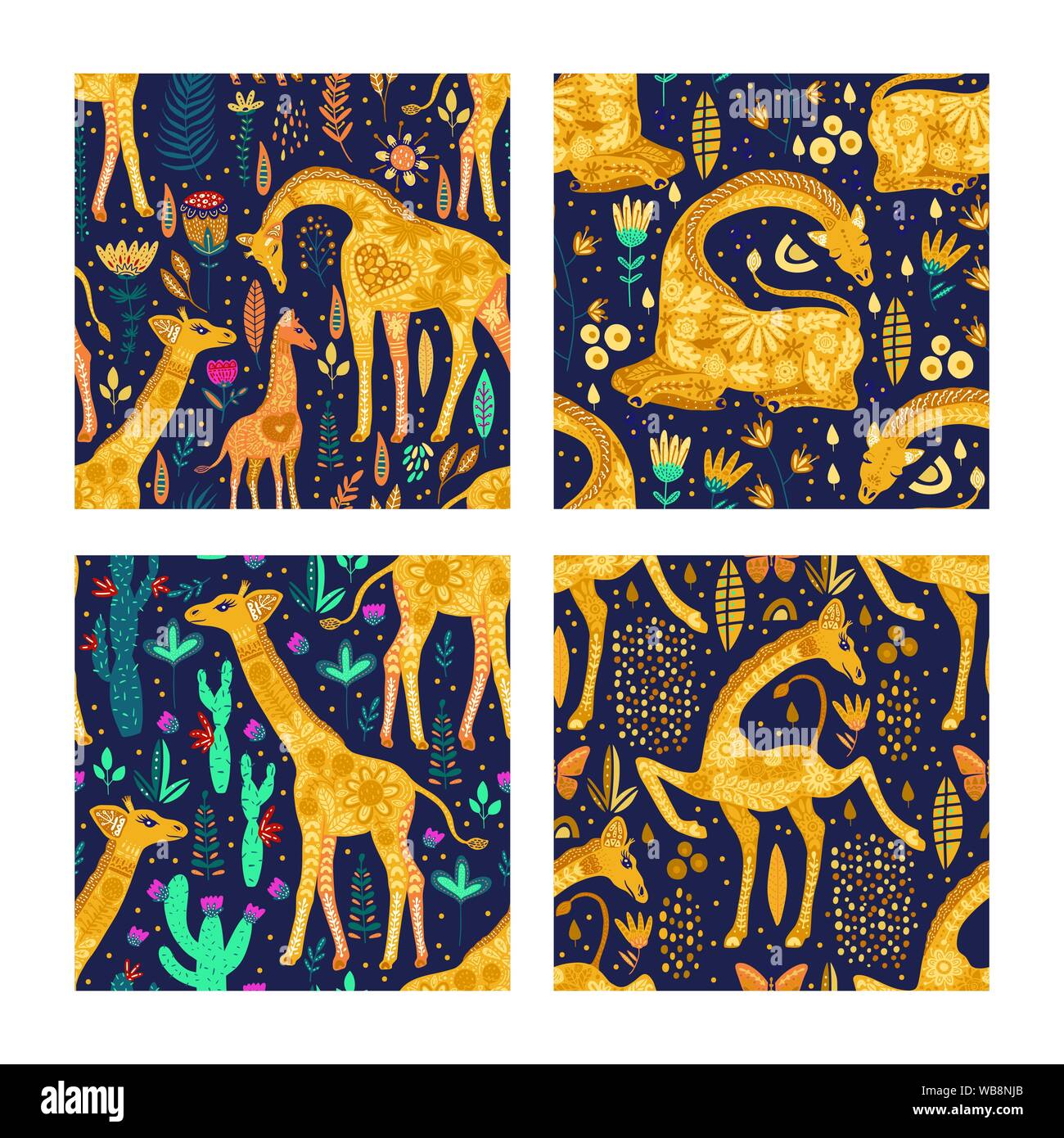 Animal patten vector vectors hi-res stock photography and images - Alamy