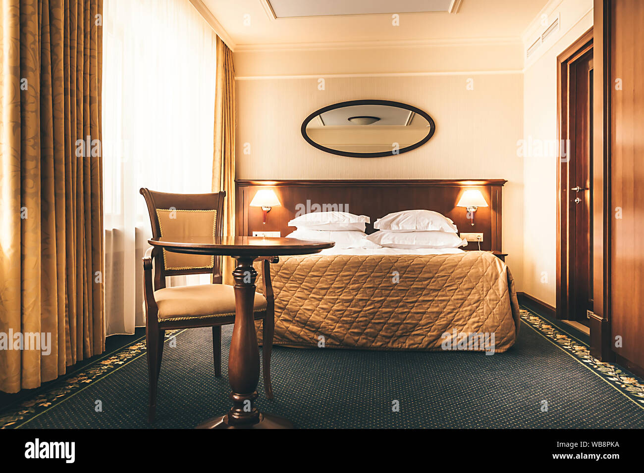Classic Interior of a hotel room. Modern luxury design Stock Photo - Alamy