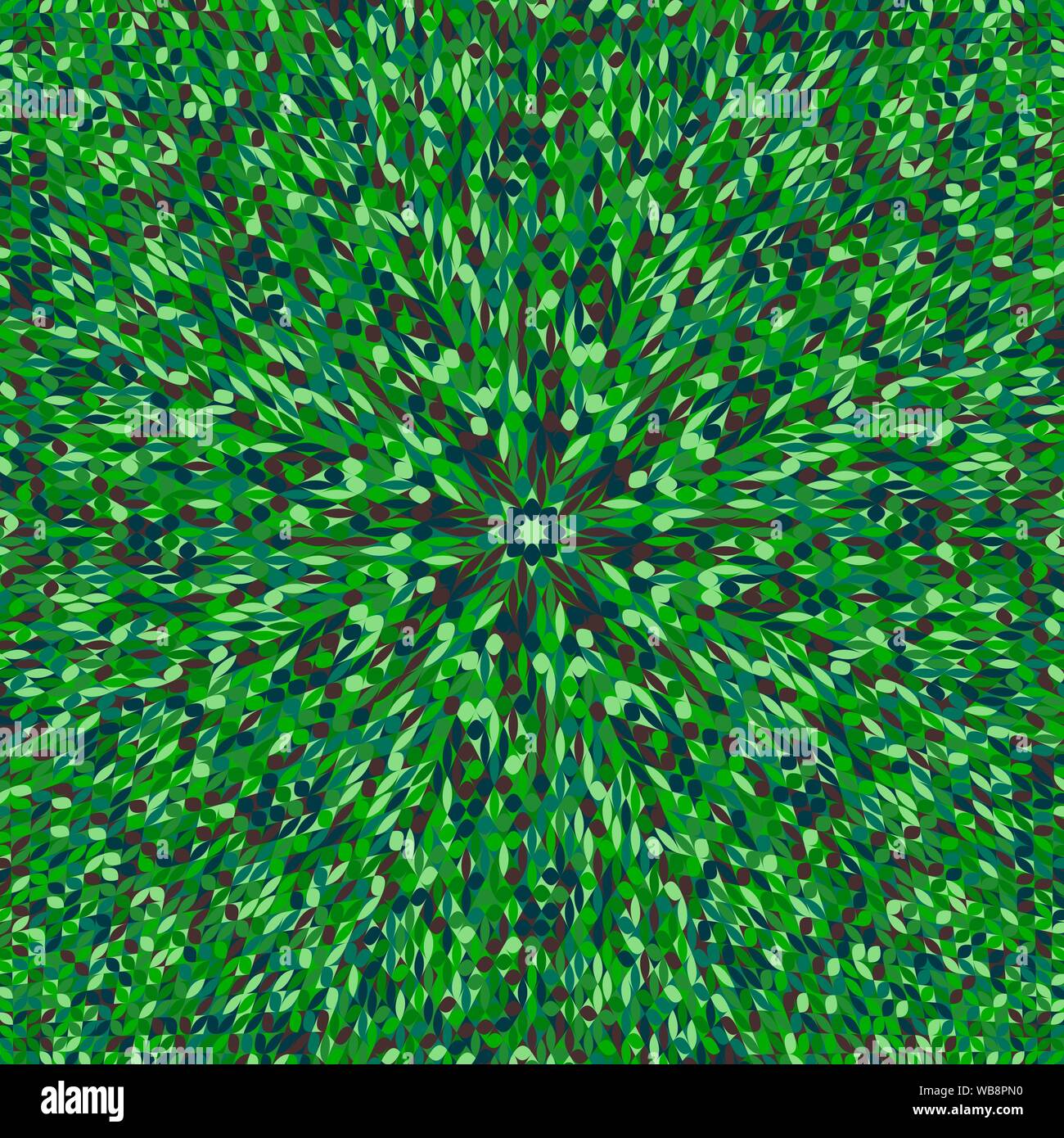 Dynamic Geometrical Round Tile Mosaic Pattern Background Abstract Circular Colorful Floral