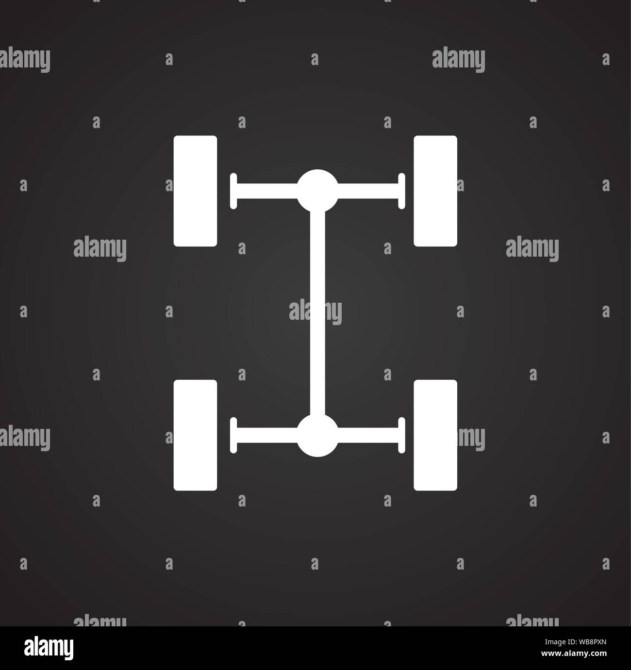 Car part related icon on background for graphic and web design. Simple ...
