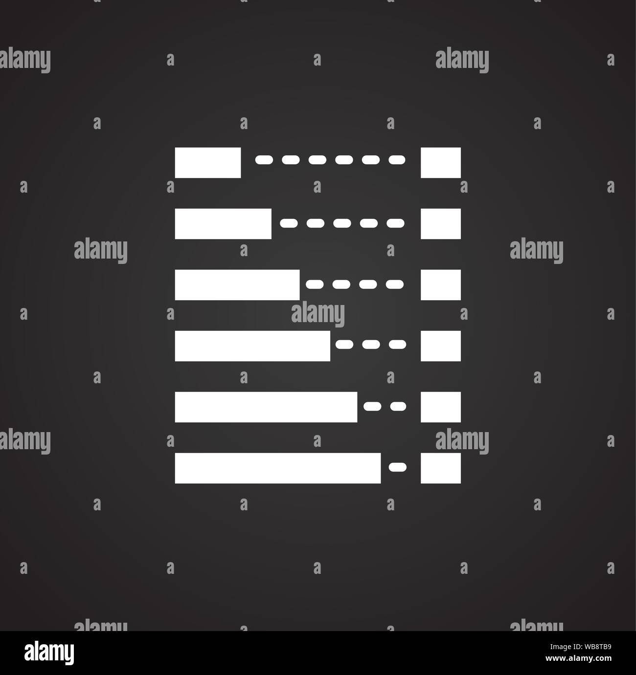 Infographics related icon on background for graphic and web design ...