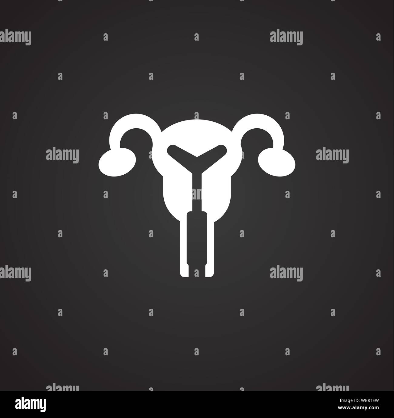 Human organ icon on background for graphic and web design. Simple ...
