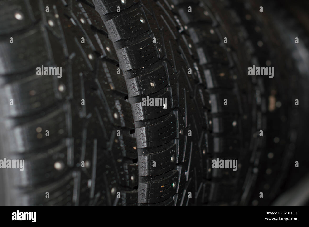 Car wheel spikes hi-res stock photography and images - Alamy