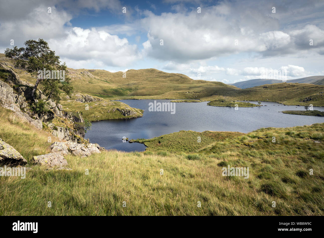 Angle Tarn in the English Lake District Stock Photo - Alamy