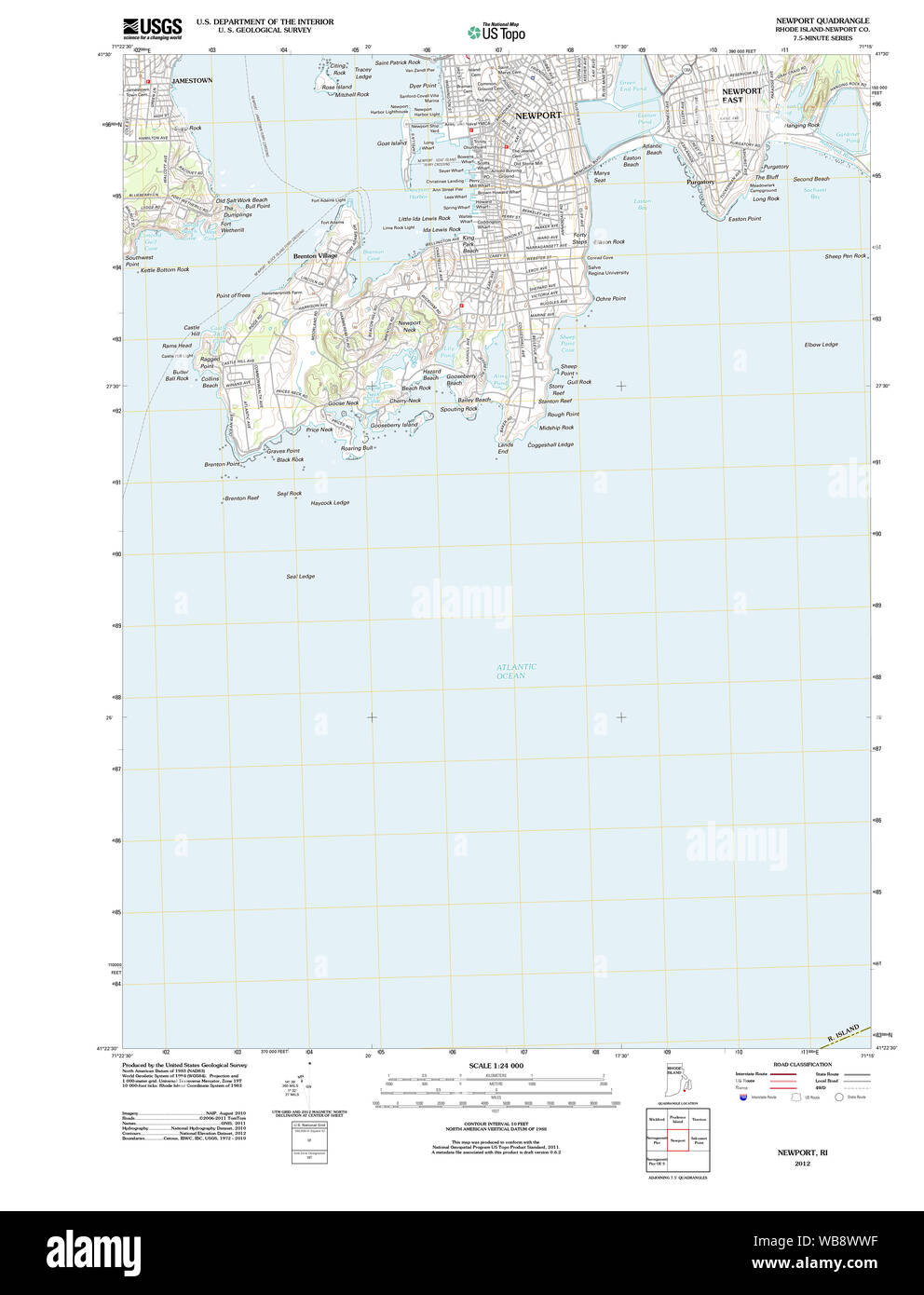Rhode island maps Cut Out Stock Images & Pictures - Alamy