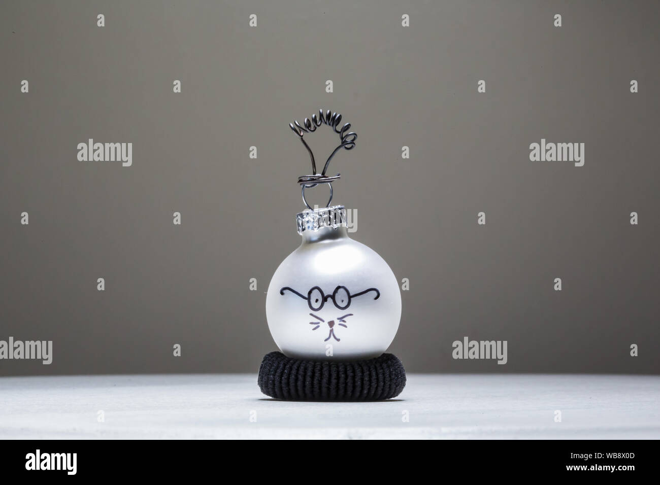 christmas tree ball faces Stock Photo - Alamy