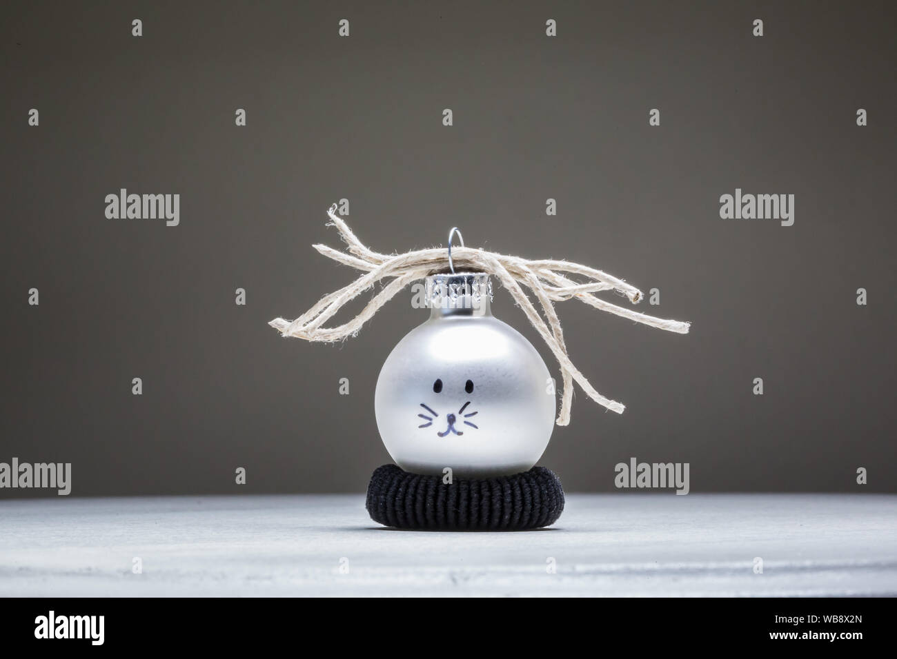 christmas tree ball faces Stock Photo - Alamy