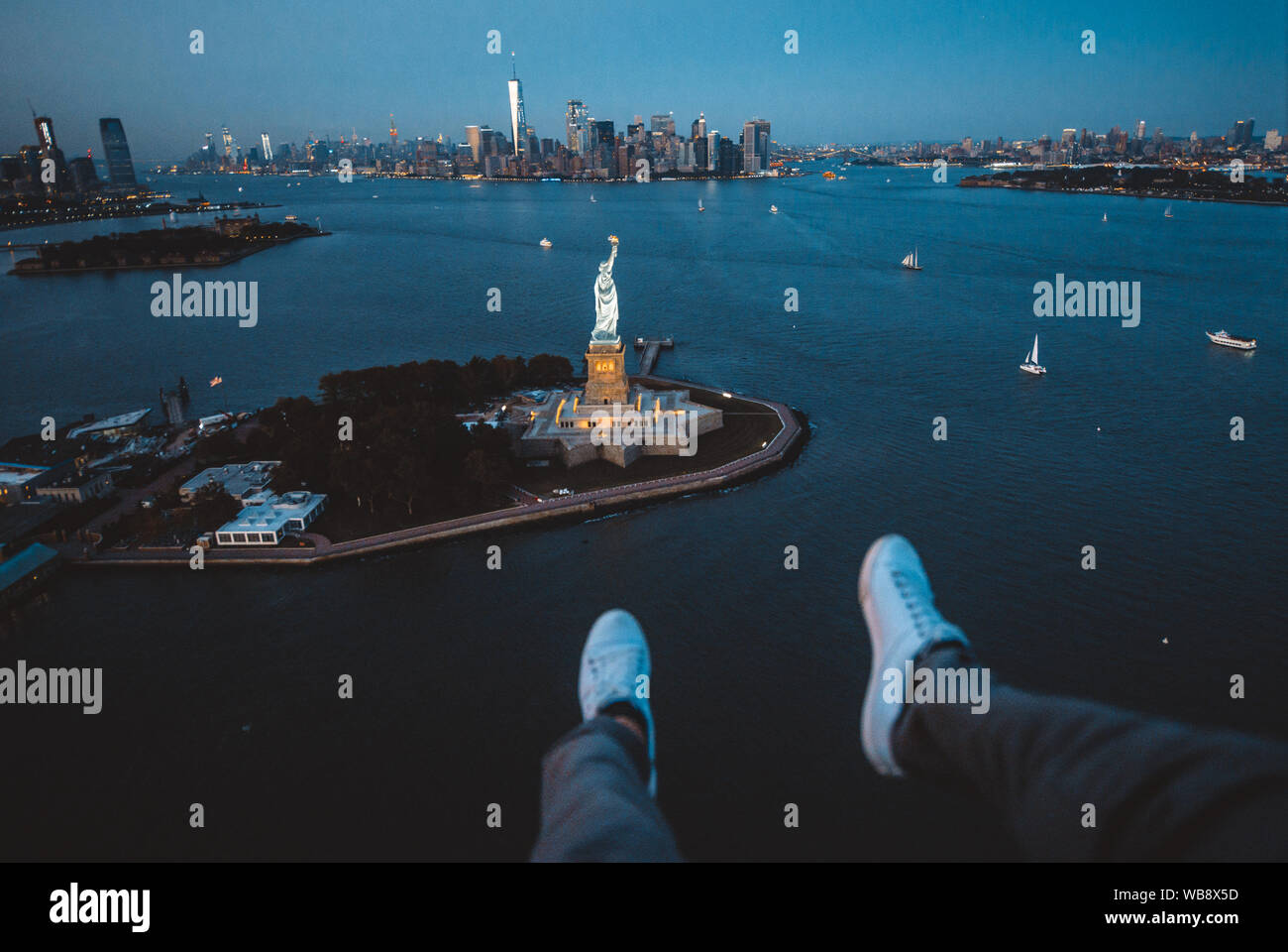 Helicopter view feet hi-res stock photography and images - Alamy