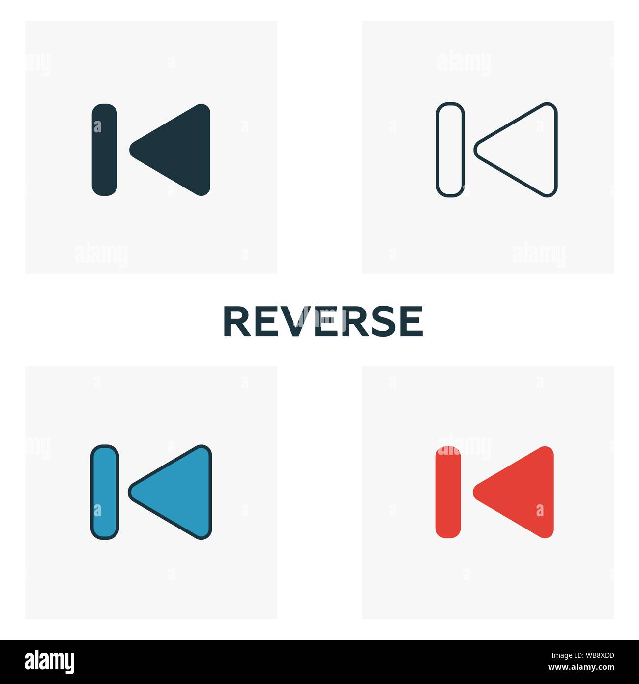 Blue fast forward button Stock Vector Images - Alamy