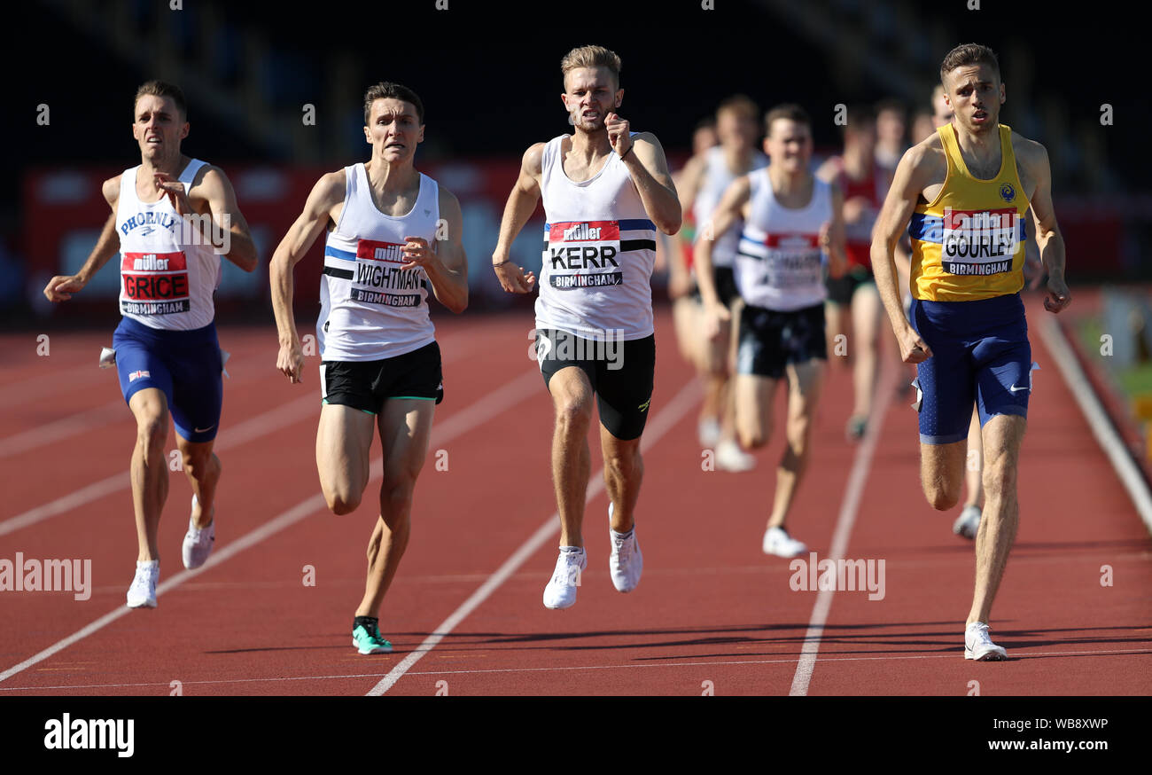 Josh Kerr wins the Men's 1500m during day two of the Muller British ...