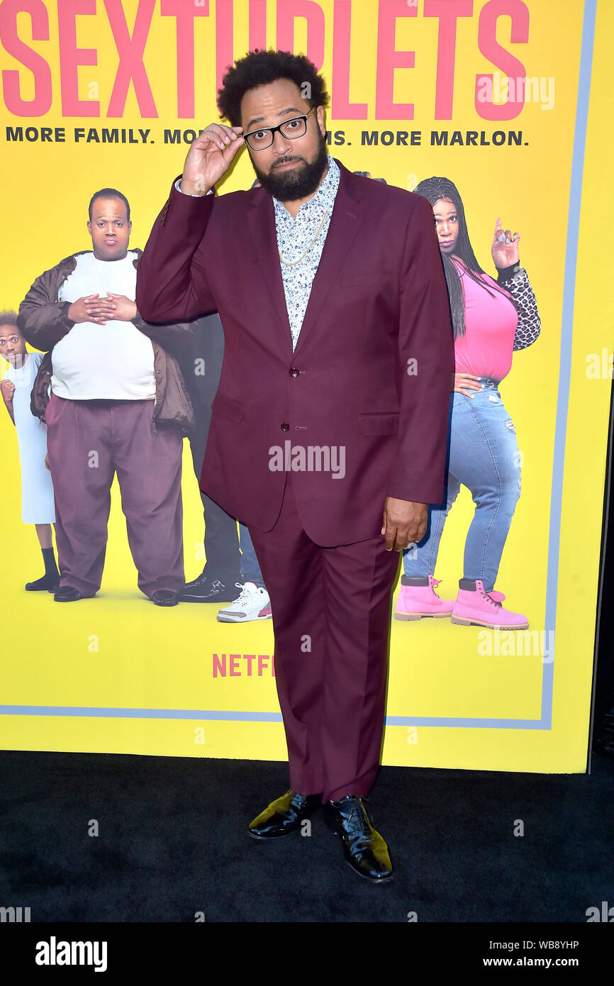 Diallo Riddle attending the 'Sextuplets' premiere at Arclight Hollywood ...