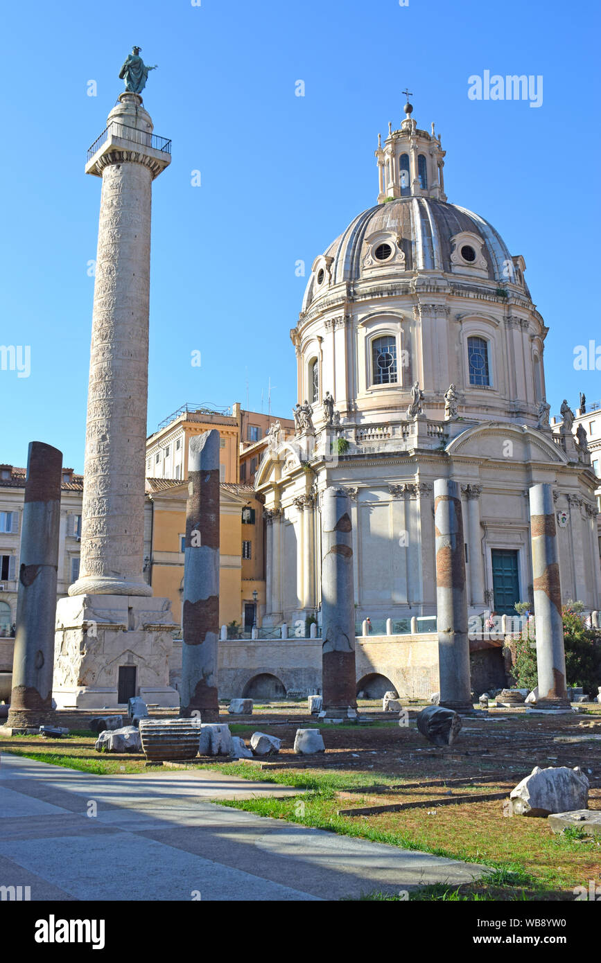 Trajan forum in rome hi-res stock photography and images - Alamy