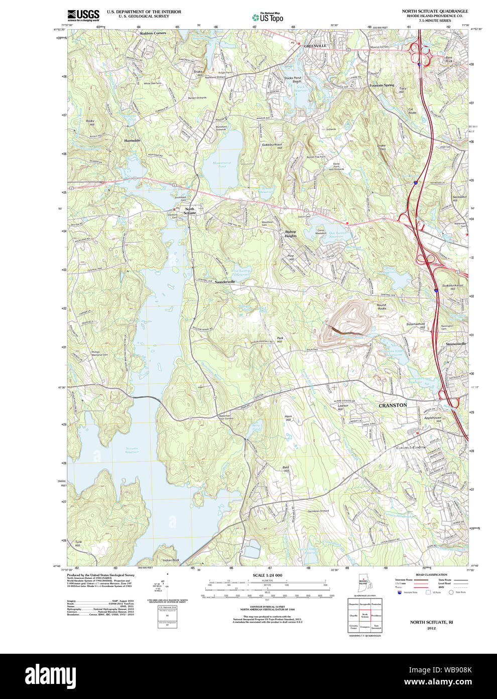 Map of scituate hi-res stock photography and images - Alamy