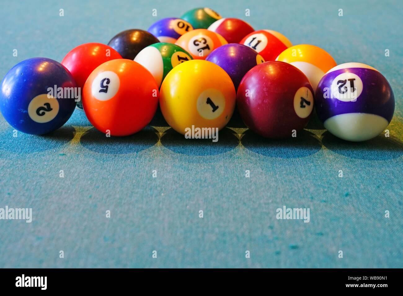 Playing billiard pool game hi-res stock photography and images - Alamy