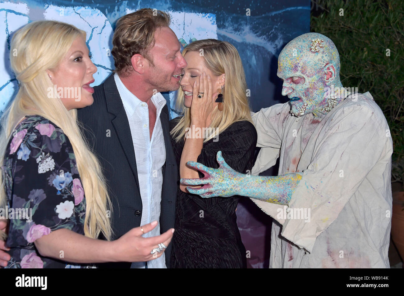 Tori Spelling, Ian Ziering and Jennie Garth attending the 'Zombie Tidal ... Tori Spelling, Ian Ziering and Jennie Garth attending the 'Zombie Tidal ...