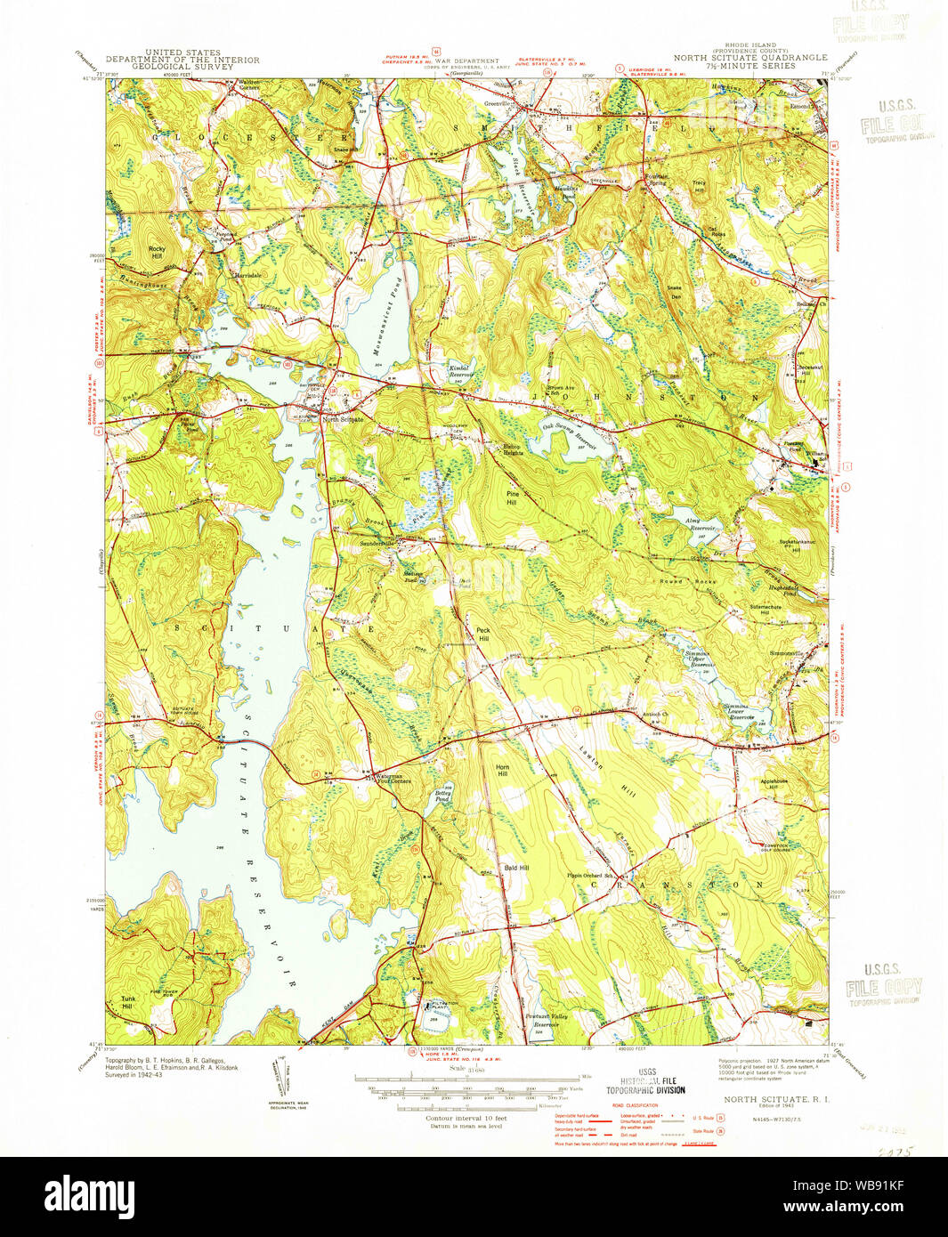 Map of scituate hi-res stock photography and images - Alamy