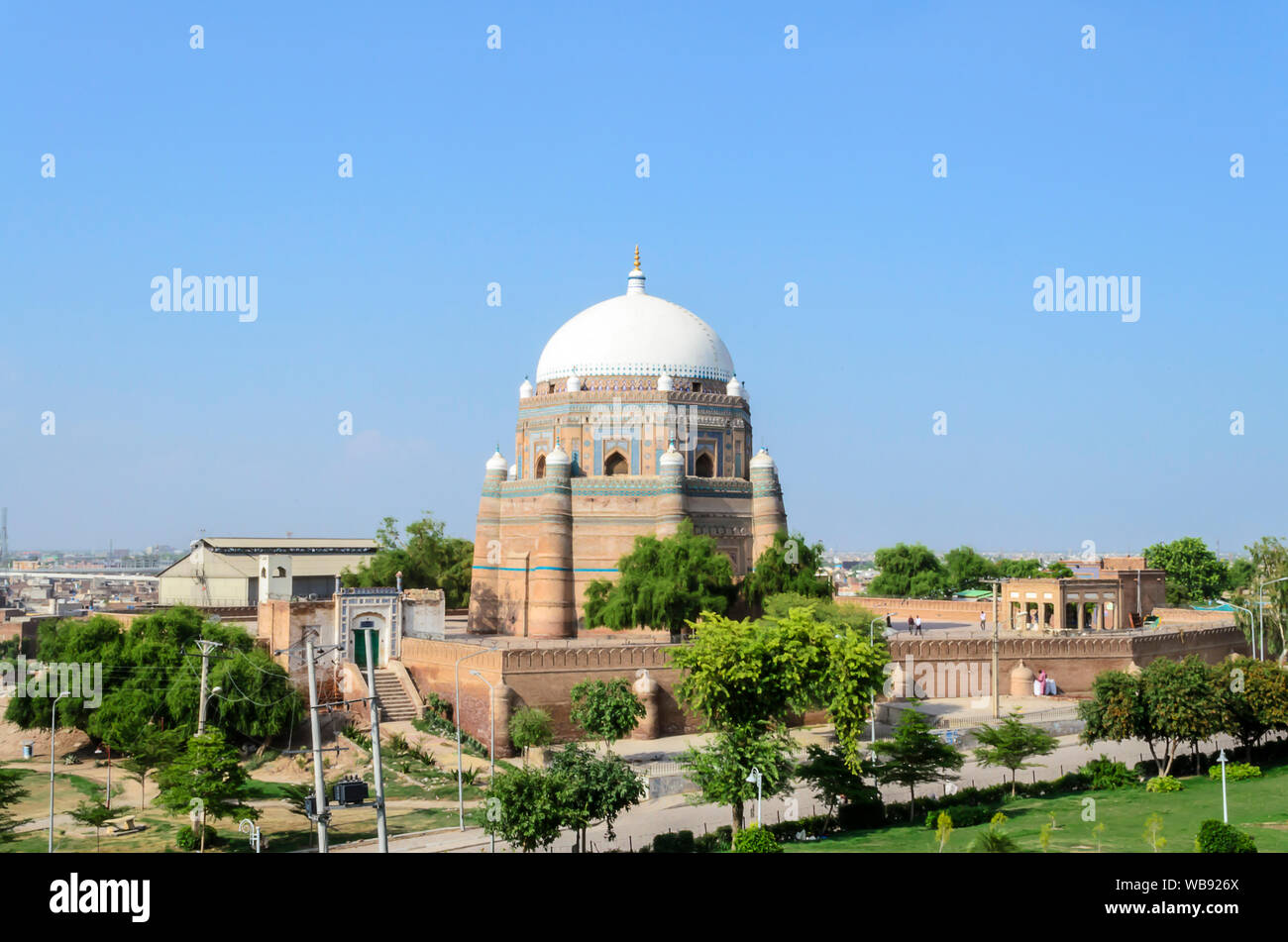 Tomb of Shah Rukn-e-Alam in Multan Pakistan Stock Photo - Alamy