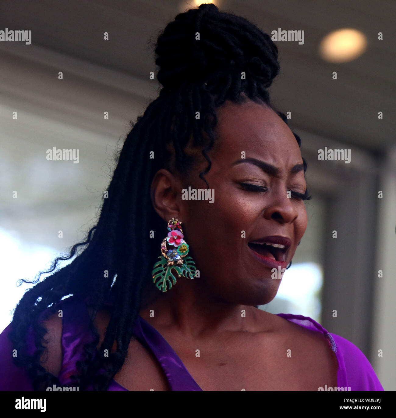 August 24, 2019, New York City, New York, USA: Singer QUIANA LYNELL ...