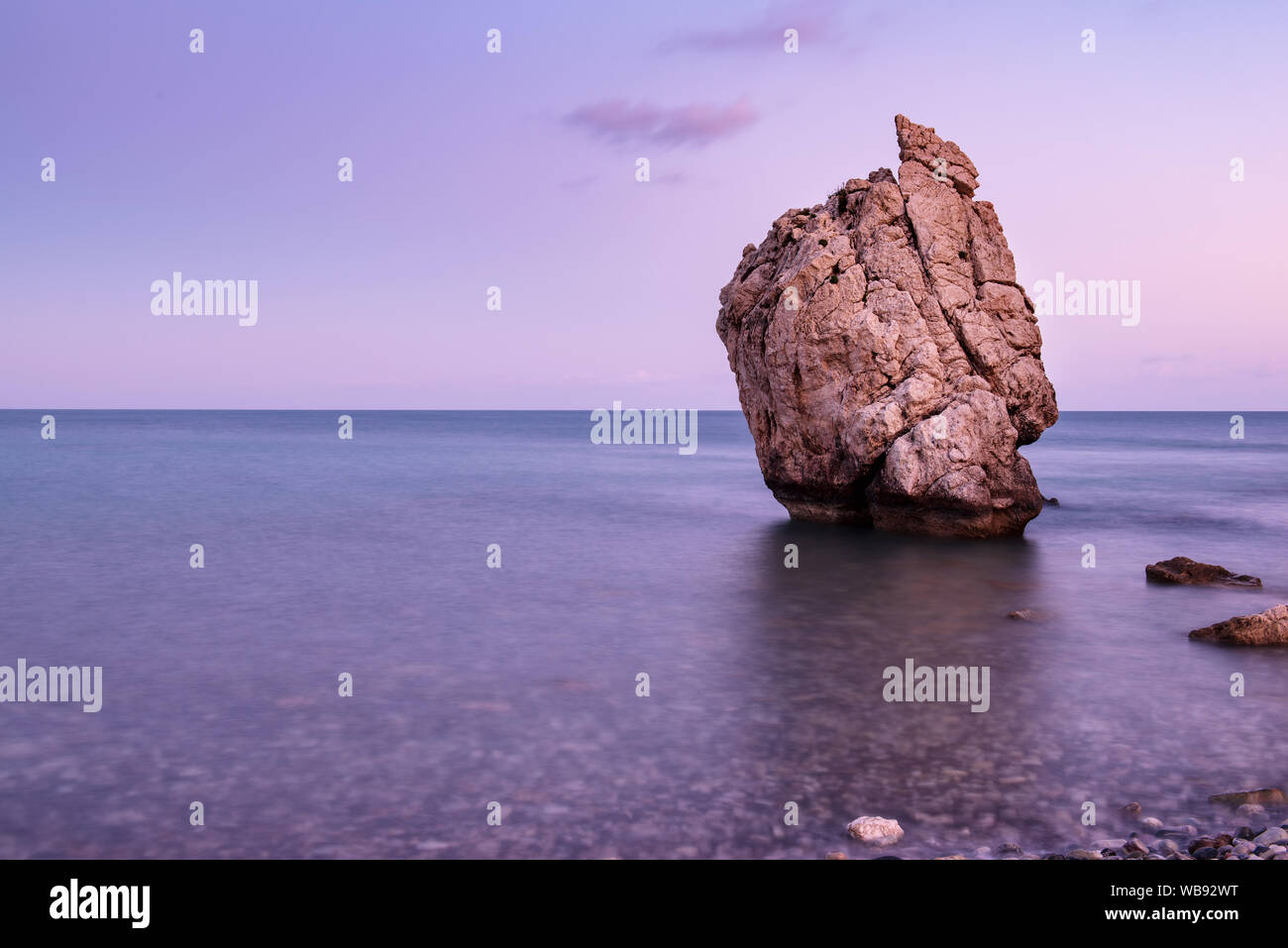 Aphrodite's Rock in Cyprus Stock Photo - Alamy
