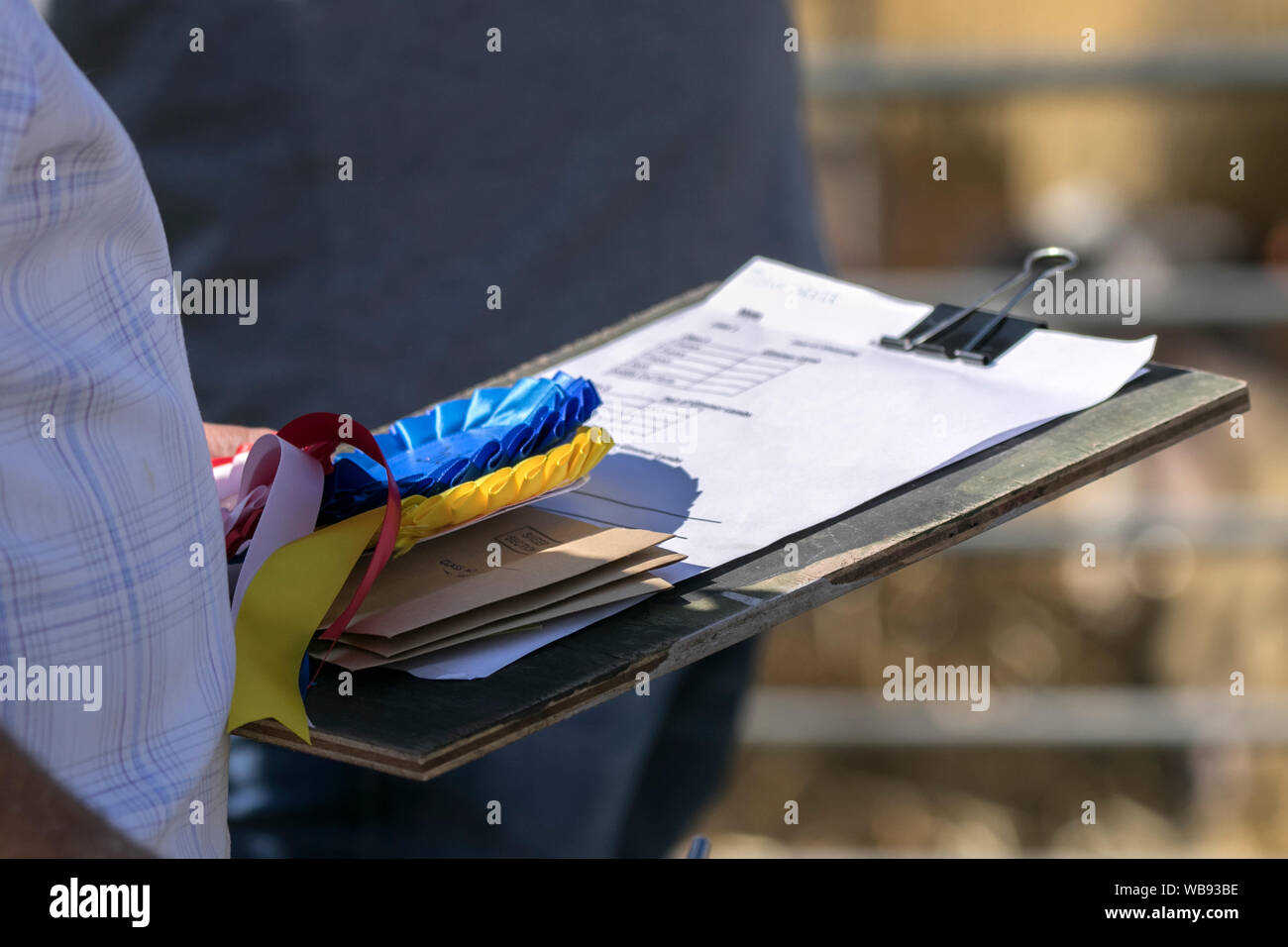 Chipping Agricultural Society 2019 in the Forest of Bowland, UK. Animal ...