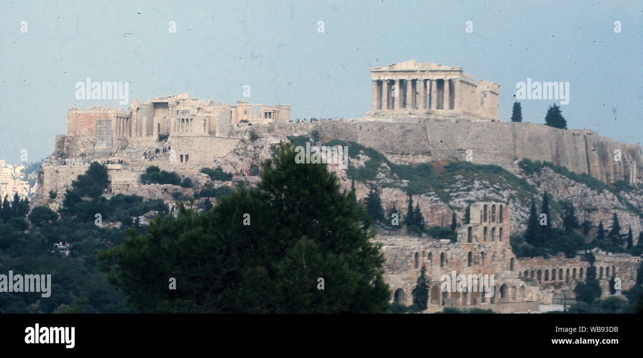 Vintage photo of parthenon hi-res stock photography and images - Alamy