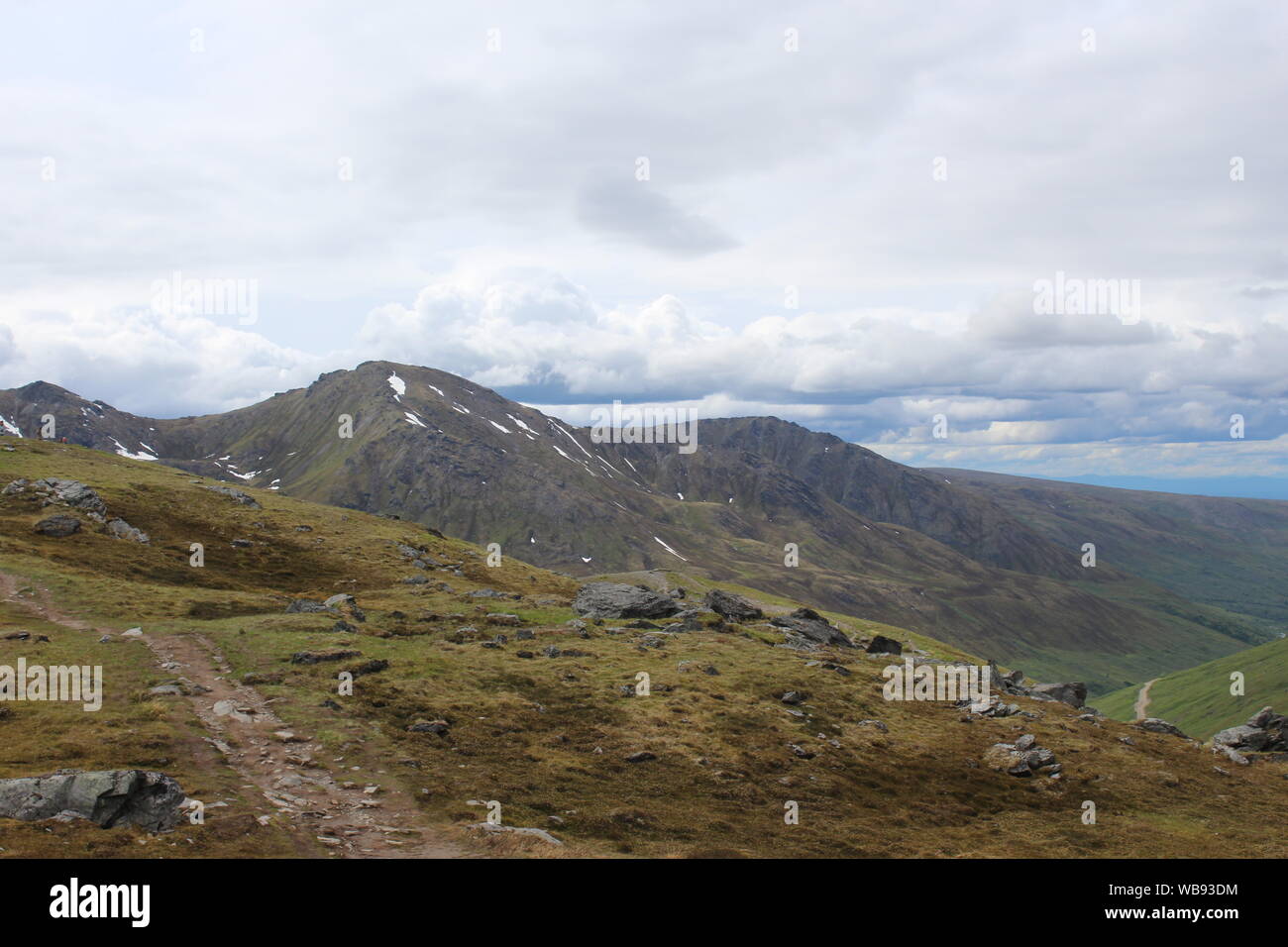 Flattop mountain trail hi-res stock photography and images - Alamy