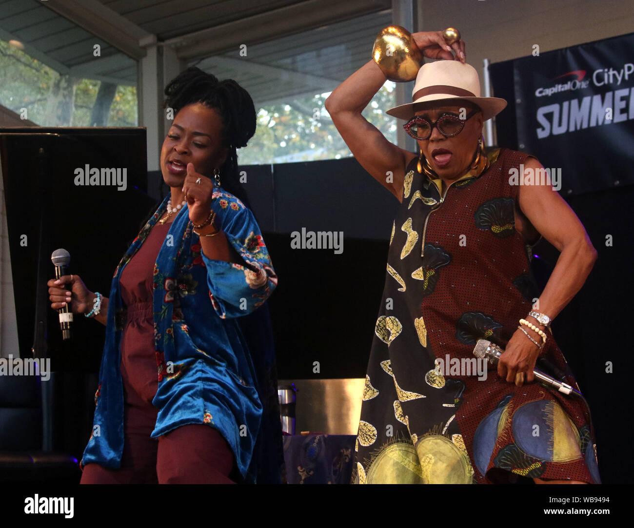 August 24, 2019, New York City, New York, USA: Singers QUIANA LYNELL ...