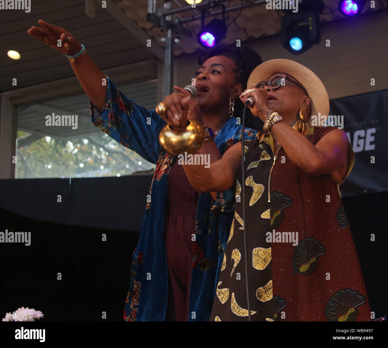 August 24, 2019, New York City, New York, USA: Singers QUIANA LYNELL ...