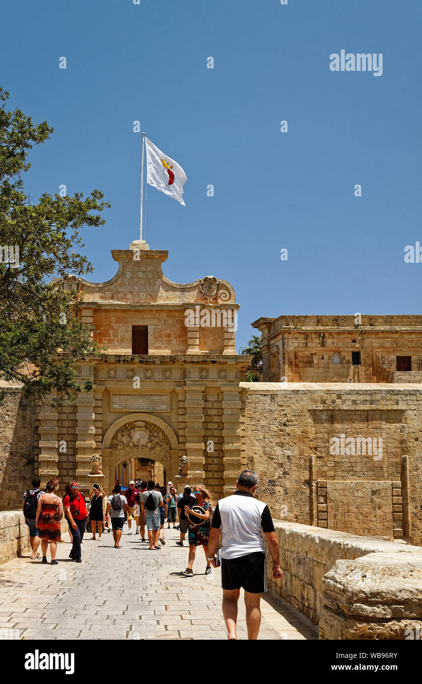Main Gate; Vilhena Gate; baroque style; 1724, entrance, exit, old city ...