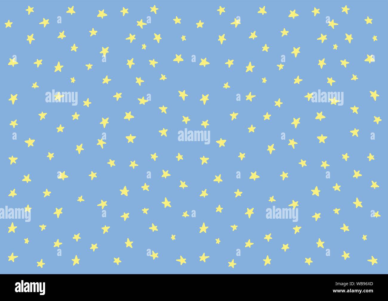 Doodle stars art. Vector stars isolated background. Pattern for ...