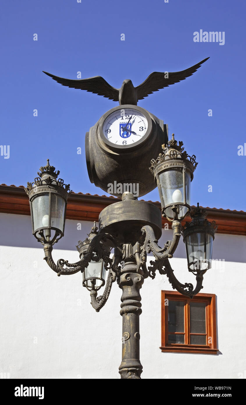 Clock in Ankara. Turkey Stock Photo - Alamy