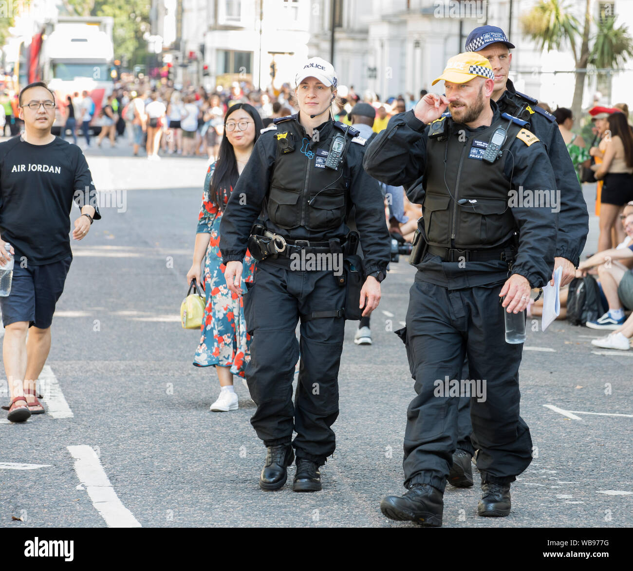 Police Officers on duty at The Notting Hill Carnival which is Europe's ...