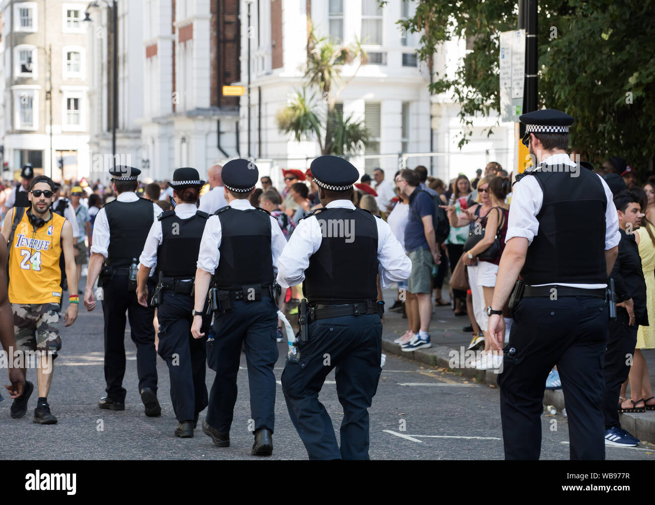 Police Officers on duty at The Notting Hill Carnival which is Europe's ...