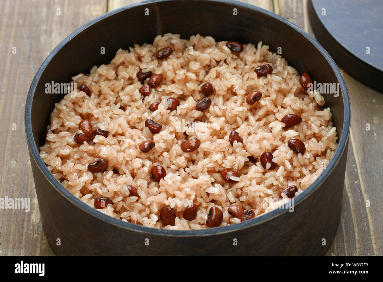 Sekihan, steamed sticky rice with red beans, Japanese food Stock Photo ...