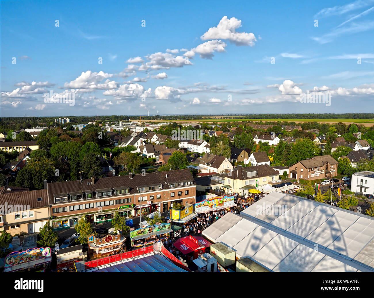 Aerial view of Grevenbroich, a small city in Germany Stock Photo - Alamy