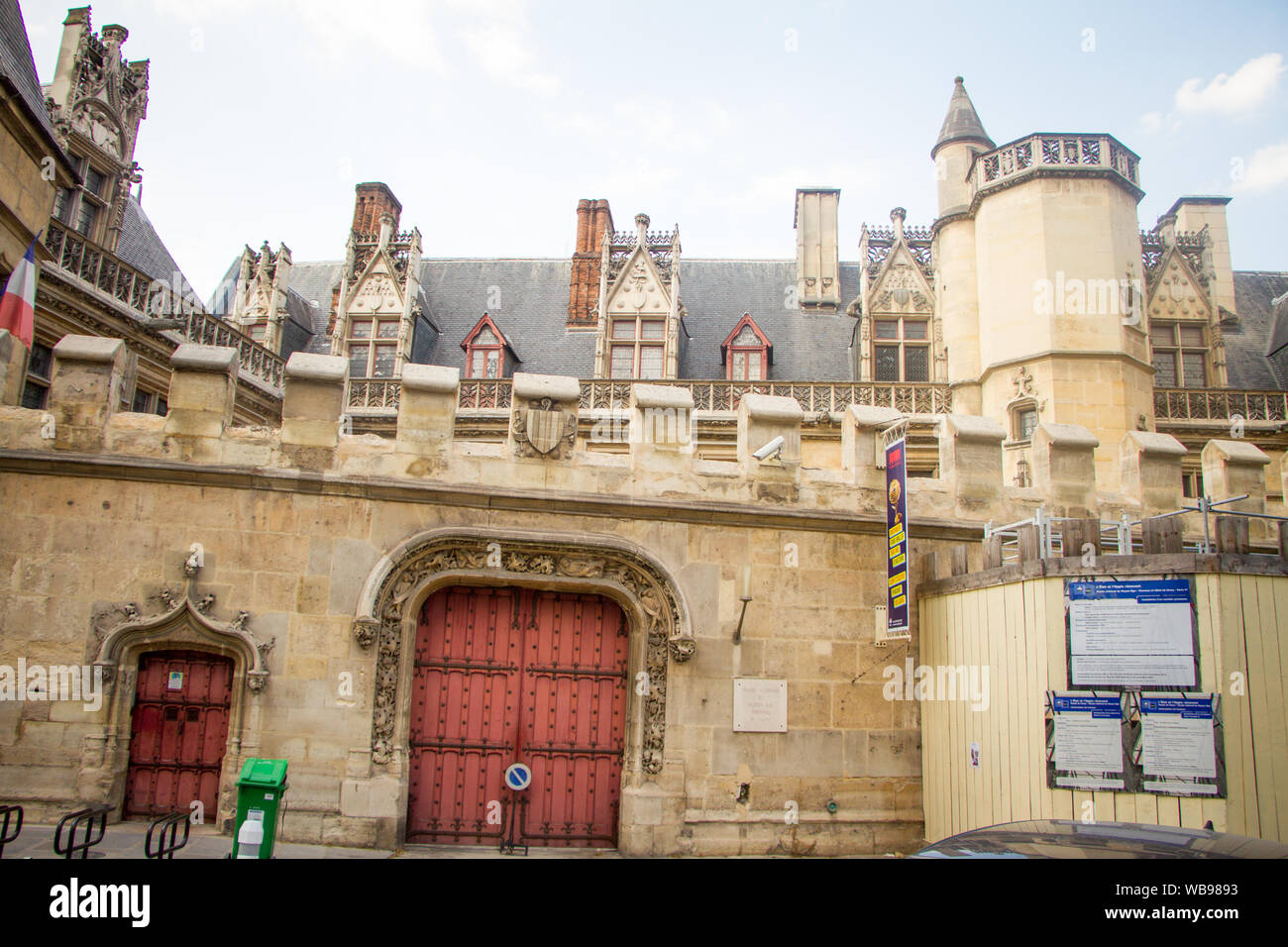 Paris, France - July 7, 2018: View of the Musee de Cluny a landmark ...