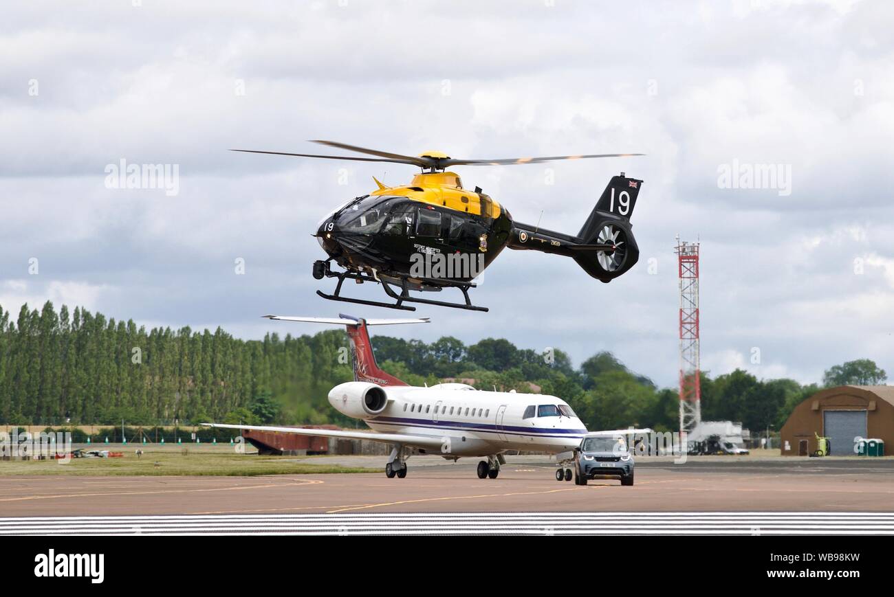 Airbus H145 Jupiter of the RAF Defence Helicopter Flying School ...
