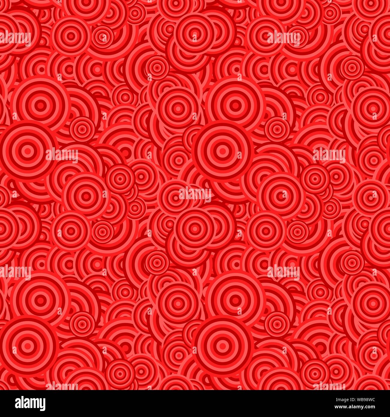 Seamless geometrical concentric ring pattern background - vector ...