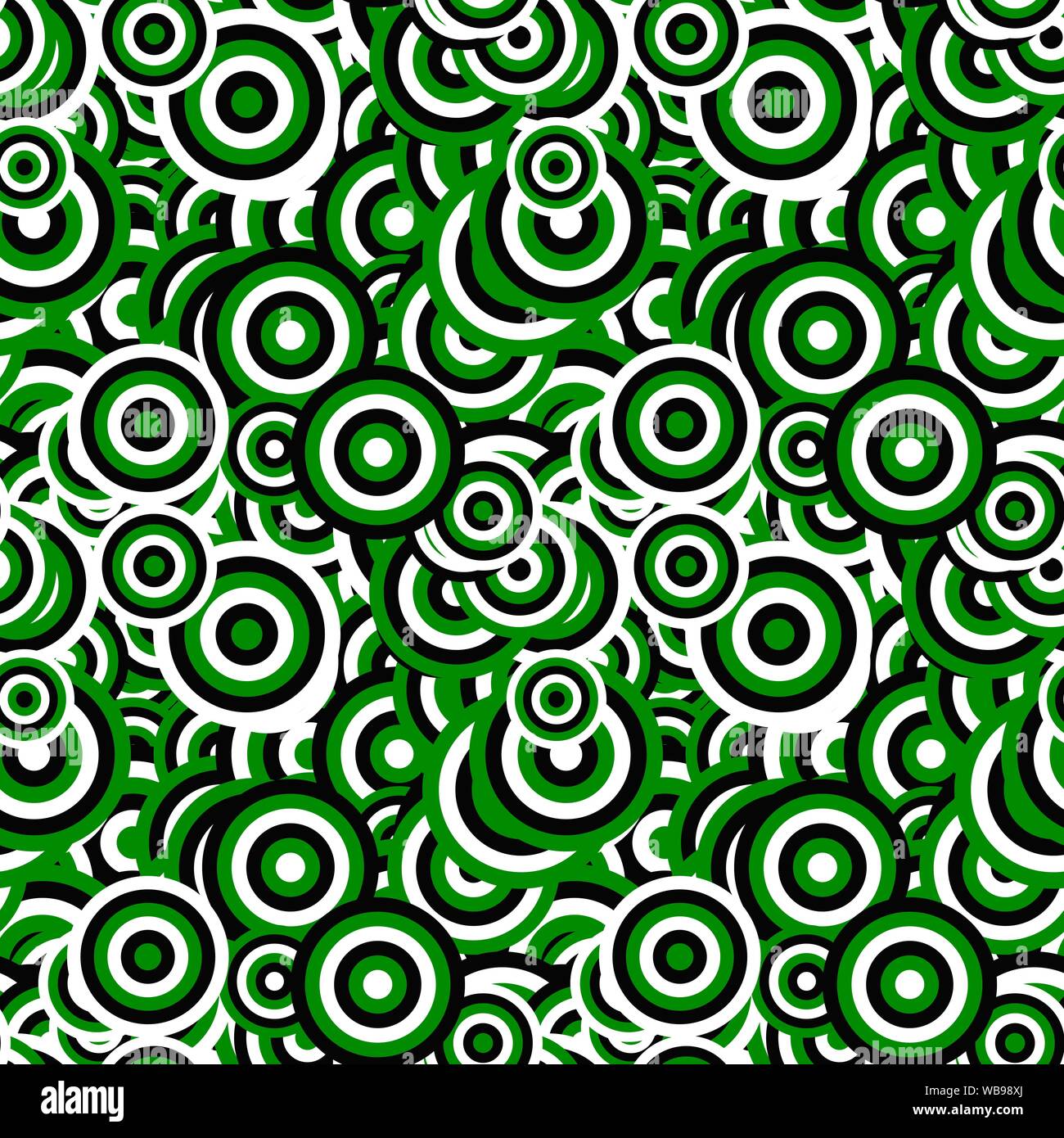 Abstract Repeating Pattern Vector Concentric Circle Background
