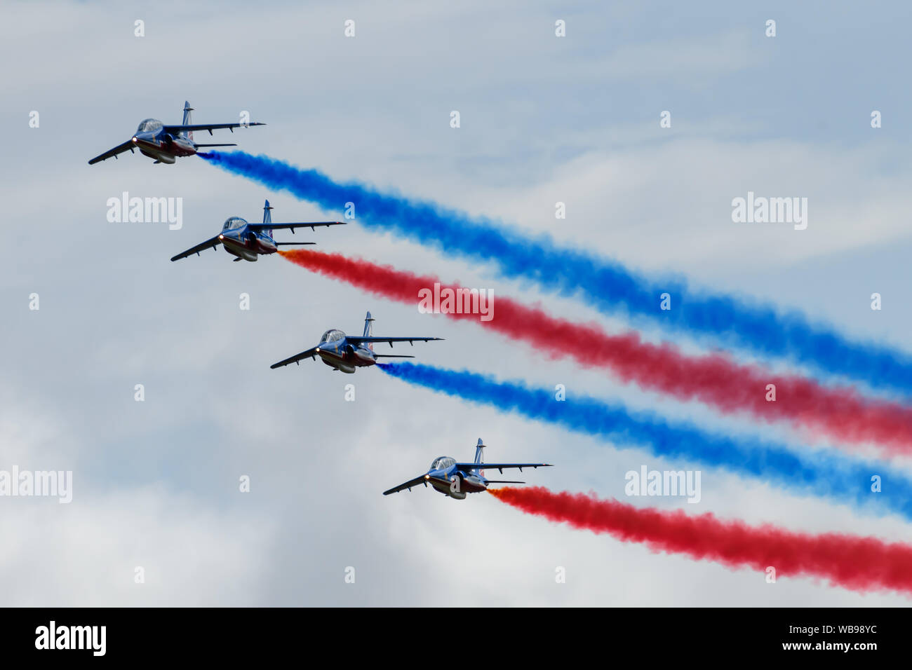 Patrouille de france flight display team hi-res stock photography and ...